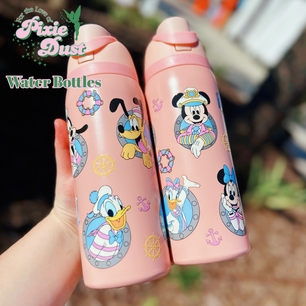 Pastel Cruise Inspired 32 oz Sip Stainless Steel Water Bottle ...
